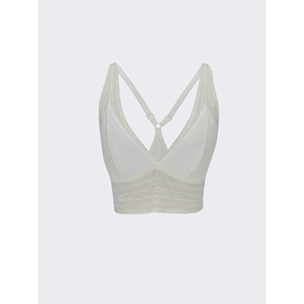 Dantelli Balensiz Dolgusuz Kadın Bralet Sütyen