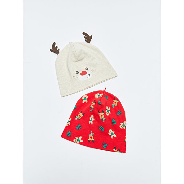 Desenli Erkek Bebek Bere 2'li Desenli Erkek Bebek Bere 2'li