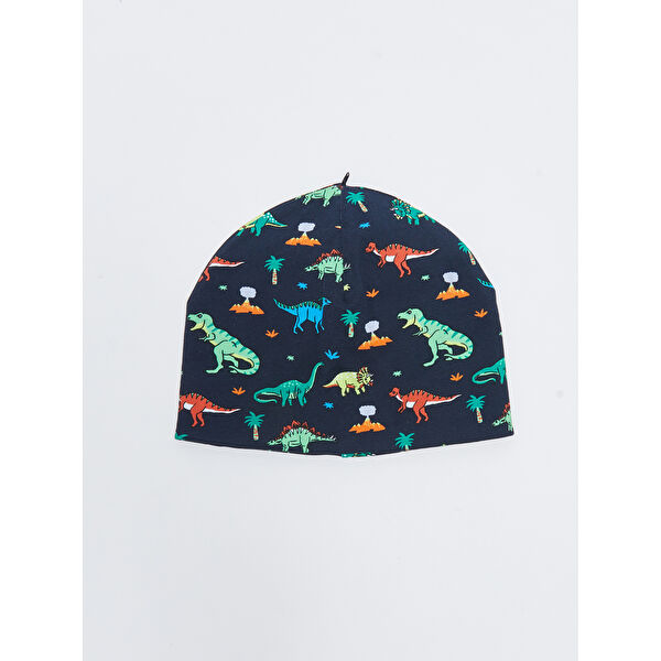 Dinozor Baskılı Erkek Çocuk Bere Dinozor Baskılı Erkek Çocuk Bere