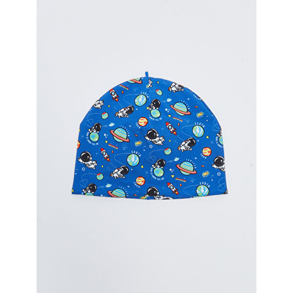 Baskılı Erkek Çocuk Bere