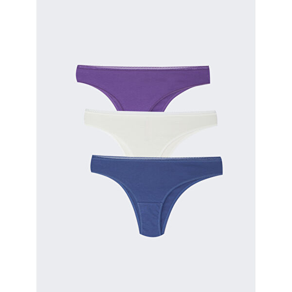 Düz Brazilian Kadın Külot 3'lü Paket