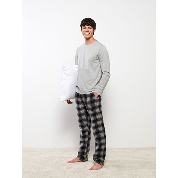 Standart Kalıp Ekose Polar Erkek Pijama Alt Standart Kalıp Ekose Polar Erkek Pijama Alt
