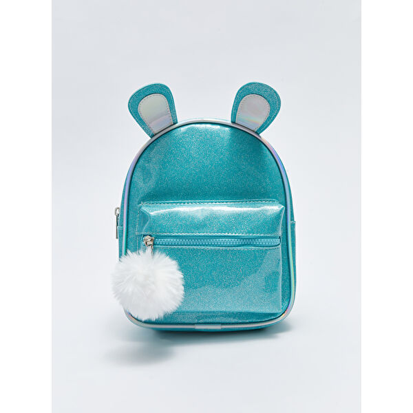 Simli Görünümlü Kız Çocuk Sırt Çantası Simli Görünümlü Kız Çocuk Sırt Çantası