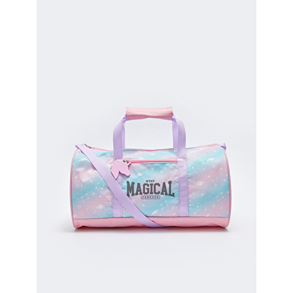 Çok Renkli Kız Çocuk Spor Çantası