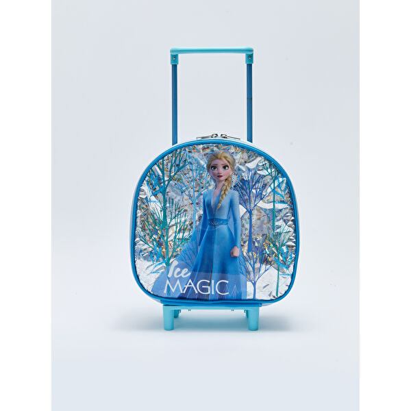 Frozen Lisanslı Kız Çocuk Çekçekli Çanta