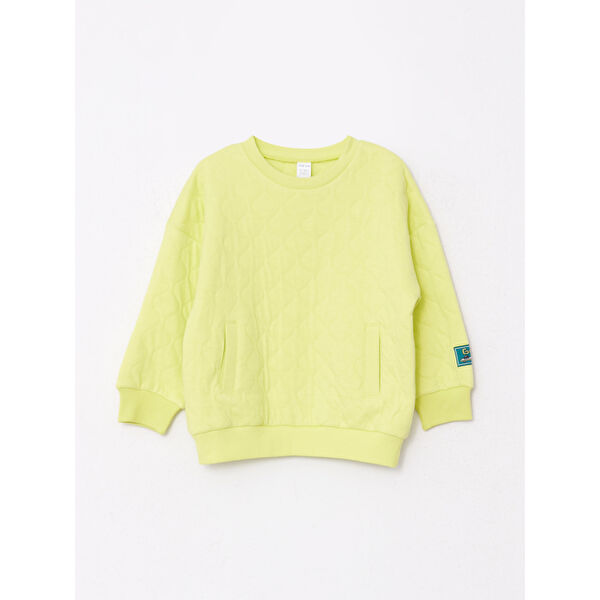 Bisiklet Yaka Uzun Kol Basic Erkek Bebek Sweatshirt Bisiklet Yaka Uzun Kol Basic Erkek Bebek Sweatshirt