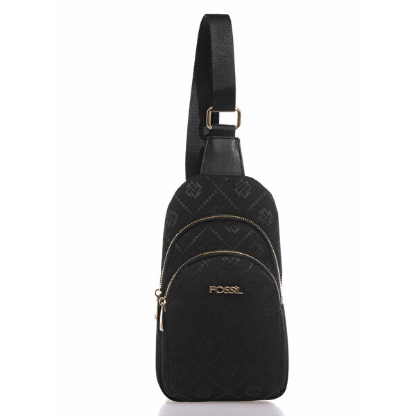 Fossil Desenli Kadın Omuz Ve Sırt Çantası