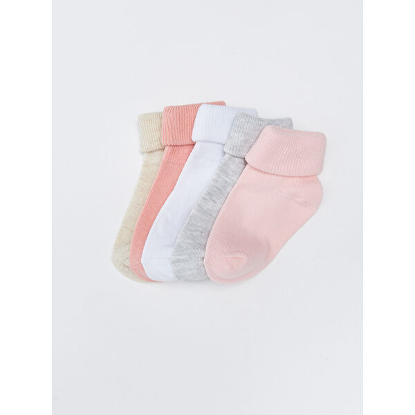 Basic Kız Bebek Soket Çorap 5'li