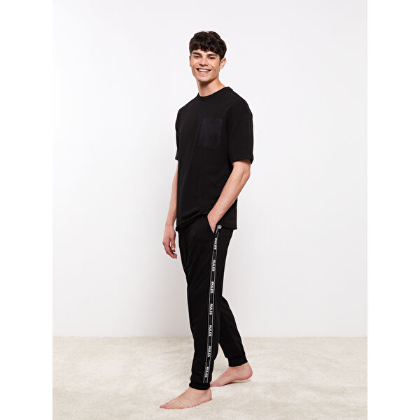 Standart Kalıp Erkek Jogger Pijama Alt Standart Kalıp Erkek Jogger Pijama Alt
