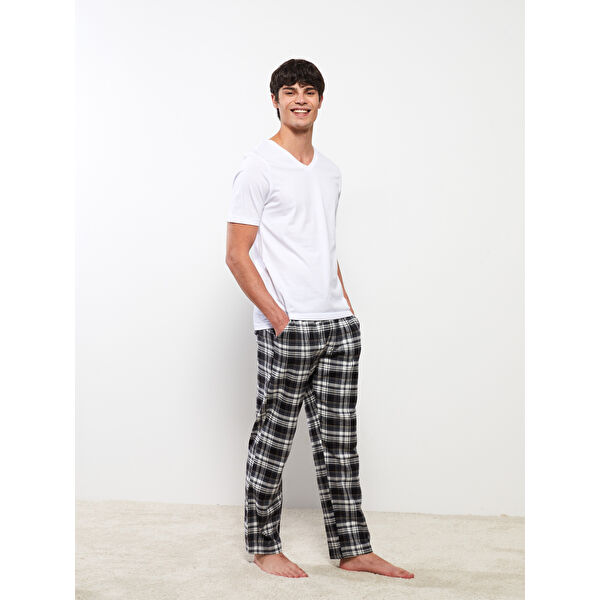 Standart Kalıp Ekose Erkek Pijama Alt Standart Kalıp Ekose Erkek Pijama Alt