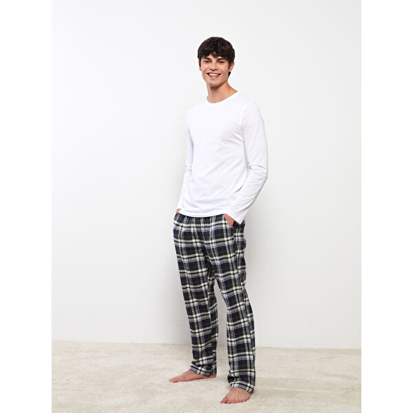 Standart Kalıp Ekose Erkek Pijama Alt Standart Kalıp Ekose Erkek Pijama Alt