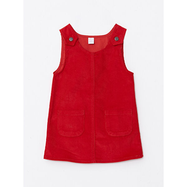 Bisiklet Yaka Basic Kız Bebek Elbise