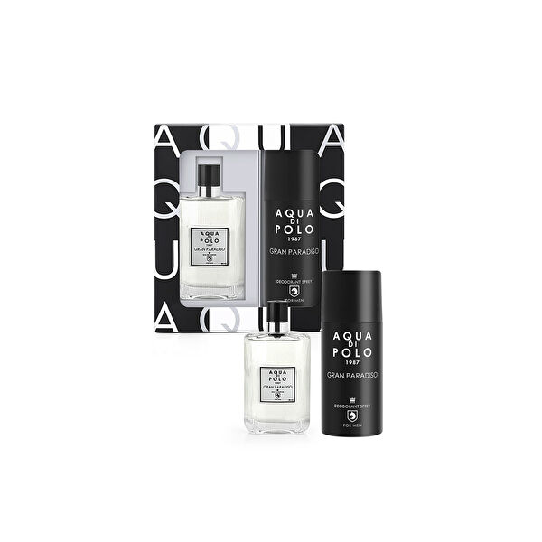 Aqua Di Polo 1987 APPXGR03EPD Gran Paradiso Erkek Parfüm ve Deodorant Seti Aqua Di Polo 1987 APPXGR03EPD Gran Paradiso Erkek Parfüm ve Deodorant Seti
