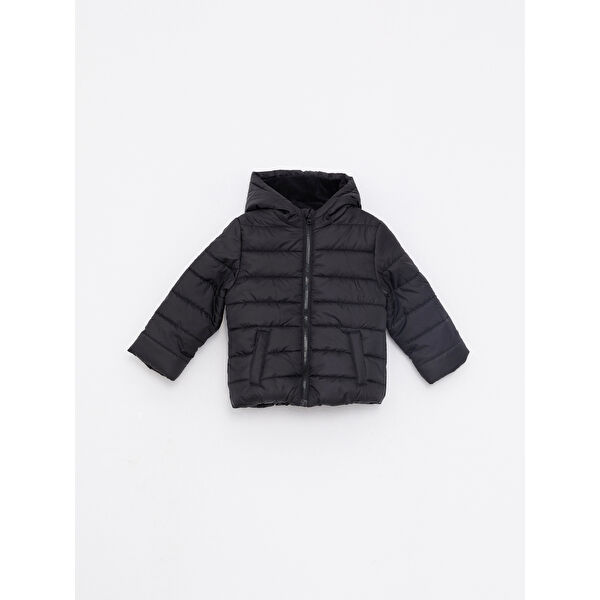 Kapüşonlu Uzun Kollu Basic Erkek Bebek Mont Kapüşonlu Uzun Kollu Basic Erkek Bebek Mont