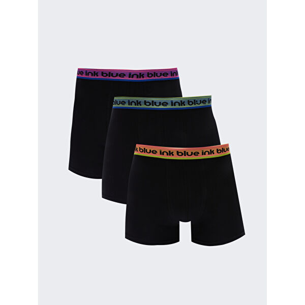 Standart Kalıp Esnek Kumaş Erkek Boxer 3'lü