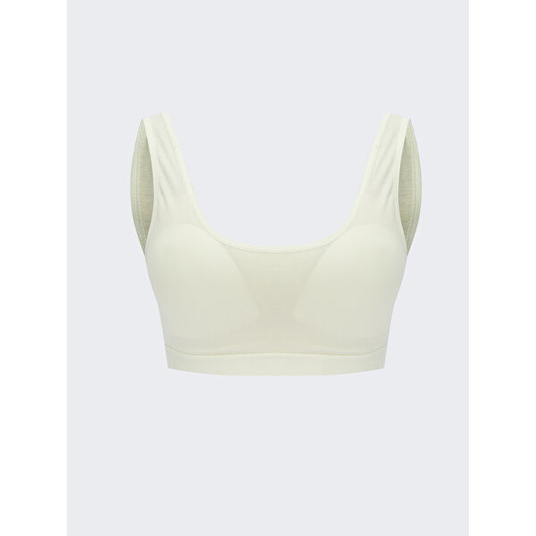 U Yaka Balensiz Düz Büstiyer