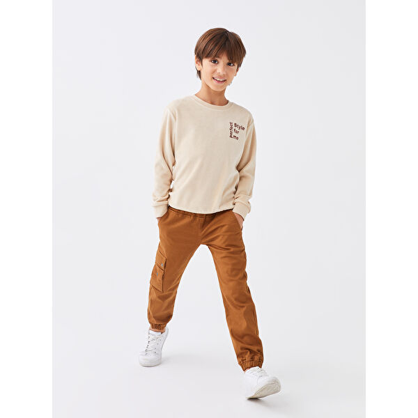 Beli Lastikli Erkek Çocuk Kargo Pantolon Beli Lastikli Erkek Çocuk Kargo Pantolon