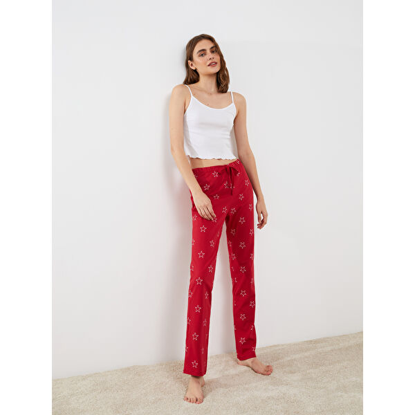 Desenli Pamuklu Kadın Pijama Altı Desenli Pamuklu Kadın Pijama Altı