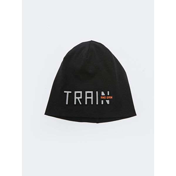 Yazı Nakışlı Erkek Bere