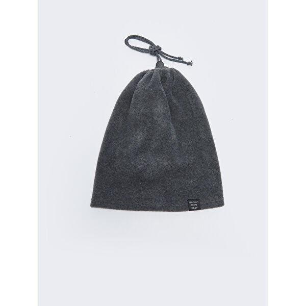 Etiket Nakışlı Erkek Polar Bere Etiket Nakışlı Erkek Polar Bere