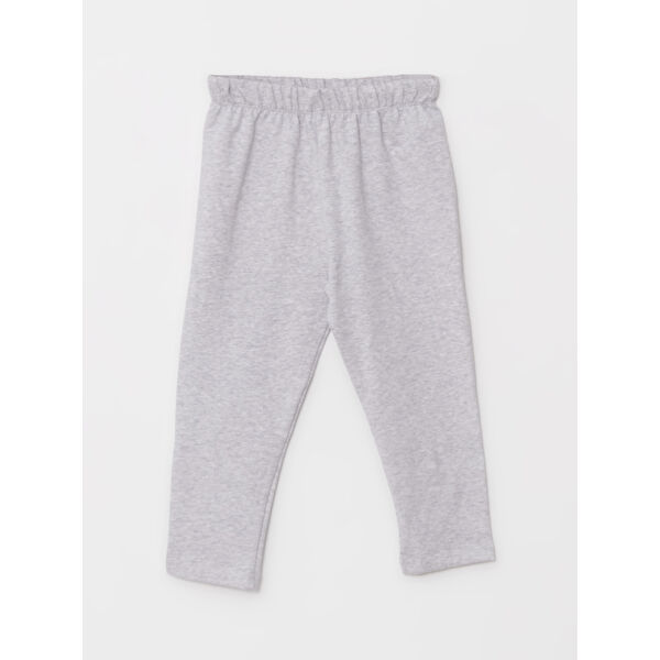 Beli Lastikli Basic Pamuklu Kız Bebek Eşofman Alt Beli Lastikli Basic Pamuklu Kız Bebek Eşofman Alt