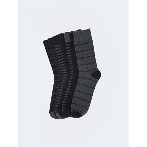 Çizgili Erkek Soket Çorap 7'li