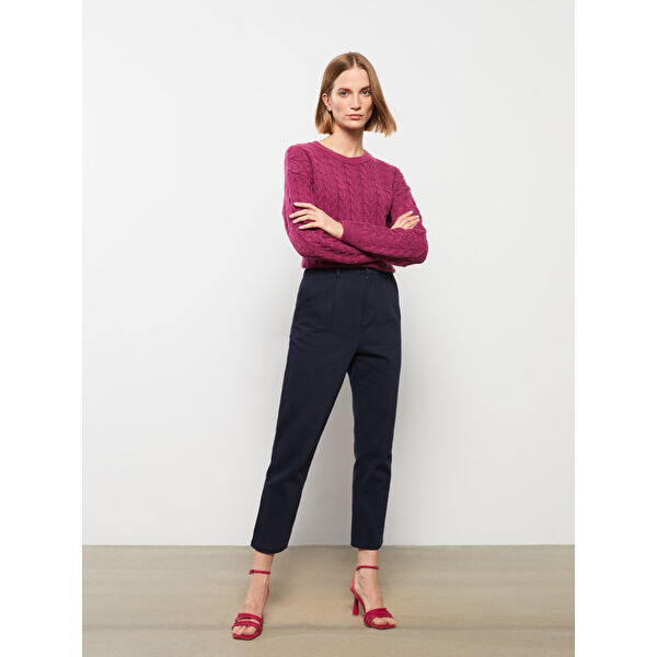 Standart Fit Düz Kadın Pantolon Standart Fit Düz Kadın Pantolon