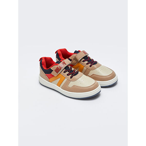 Renk Bloklu Bağcık ve Cırt Cırtlı Erkek Çocuk Spor Ayakkabı Renk Bloklu Bağcık ve Cırt Cırtlı Erkek Çocuk Spor Ayakkabı