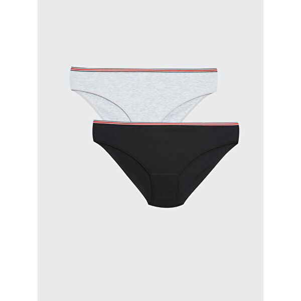 Düz Bikini Külot 2'li Paket