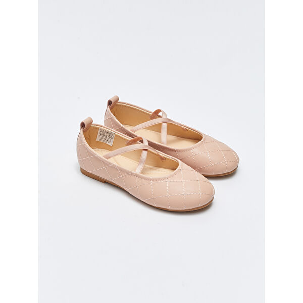 Deri Görünümlü Çapraz Bantlı Kız Çocuk Babet Deri Görünümlü Çapraz Bantlı Kız Çocuk Babet