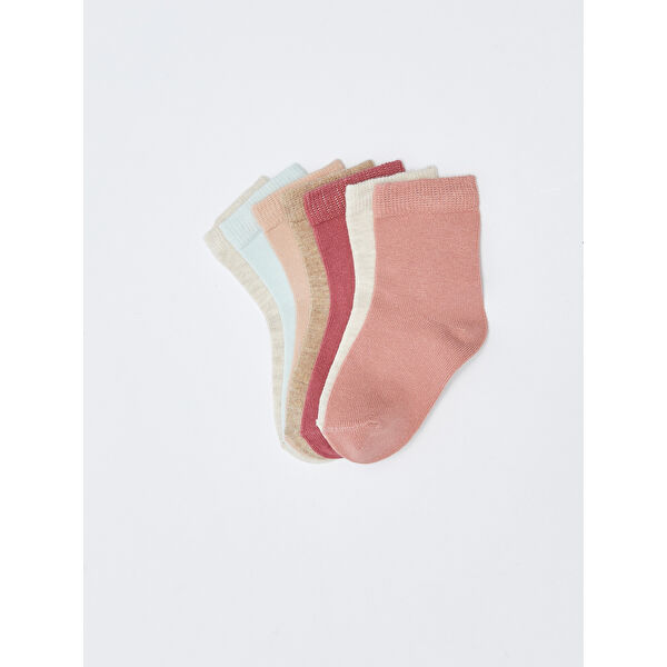 Basic Kız Bebek Soket Çorap 7'li