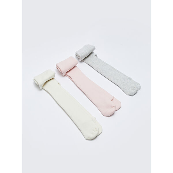 Basic Kız Bebek Havlu Külotlu Çorap 3'lü Basic Kız Bebek Havlu Külotlu Çorap 3'lü