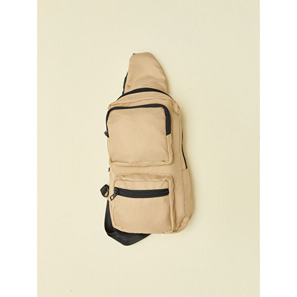 Düz Erkek Göğüs Çantası