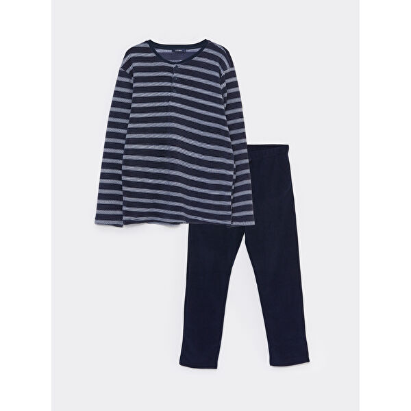 Standart Kalıp Polar Erkek Pijama Takımı Standart Kalıp Polar Erkek Pijama Takımı