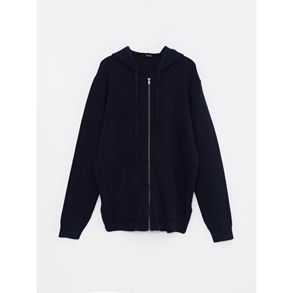 Standart Kalıp Uzun Kollu Erkek Triko Hırka Standart Kalıp Uzun Kollu Erkek Triko Hırka