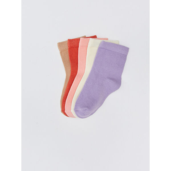Basic Kız Bebek Soket Çorap 5'li Basic Kız Bebek Soket Çorap 5'li