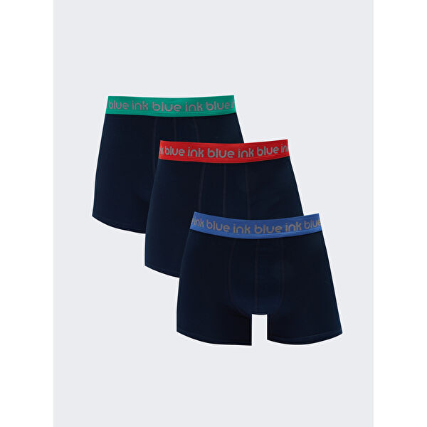 Standart Kalıp Esnek Kumaş Erkek Boxer 3'lü Standart Kalıp Esnek Kumaş Erkek Boxer 3'lü
