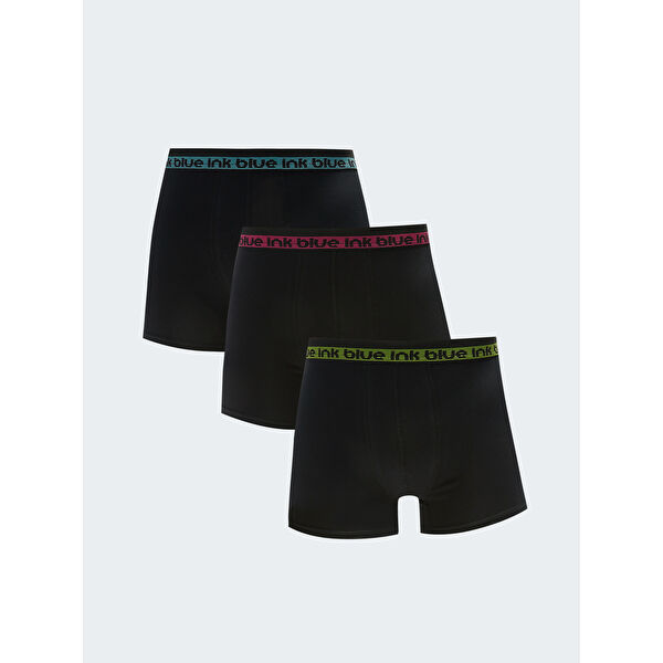 Standart Kalıp Esnek Kumaş Erkek Boxer 3'lü Standart Kalıp Esnek Kumaş Erkek Boxer 3'lü