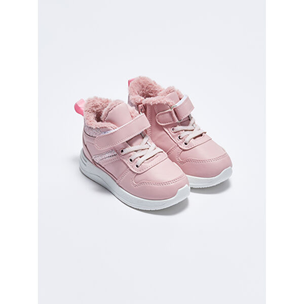 Bağcık Cırt Cırt ve Fermuarlı Bilek Boy Kız Çocuk Bot