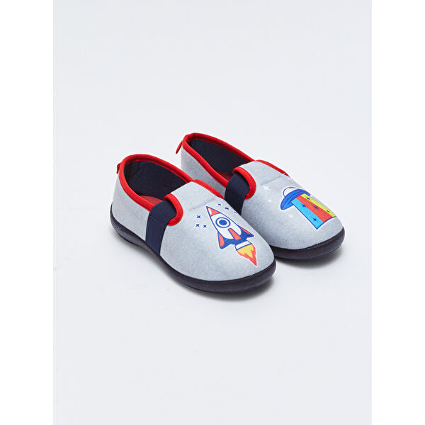 Baskılı Erkek Çocuk Panduf