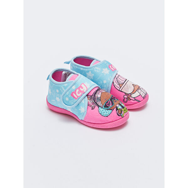 LOL Lisanslı Cırt Cırtlı Kız Çocuk Panduf LOL Lisanslı Cırt Cırtlı Kız Çocuk Panduf