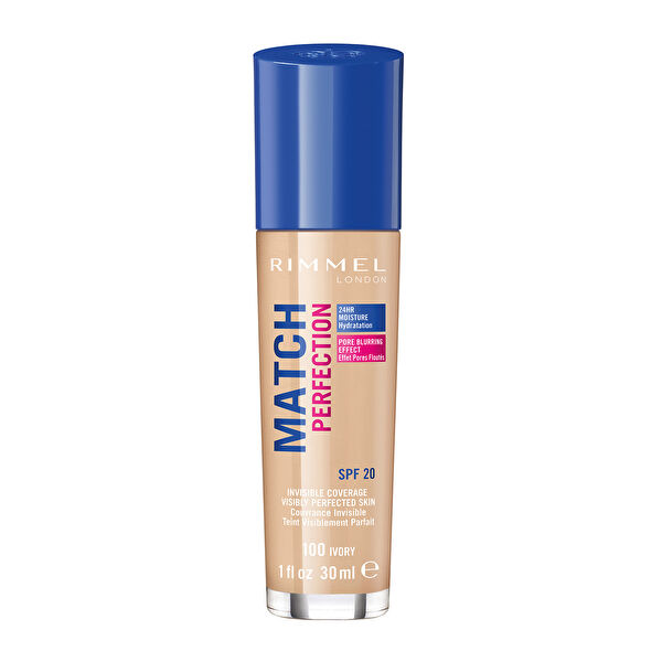 Rimmel London Fondöten Match Perfection 100 Ivory Rimmel London Fondöten Match Perfection 100 Ivory