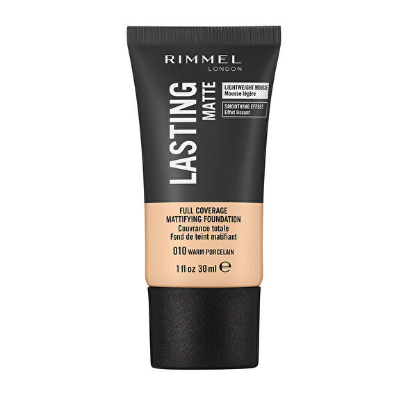 Rimmel London Fondöten Lasting Matte 10 Warm Porcelain 30 Ml Rimmel London Fondöten Lasting Matte 10 Warm Porcelain 30 Ml