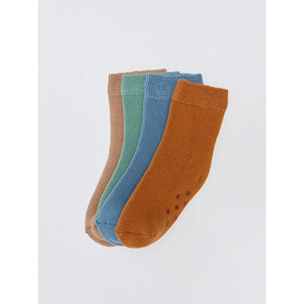 Basic Erkek Bebek Havlu Soket Çorap 4'lü Basic Erkek Bebek Havlu Soket Çorap 4'lü