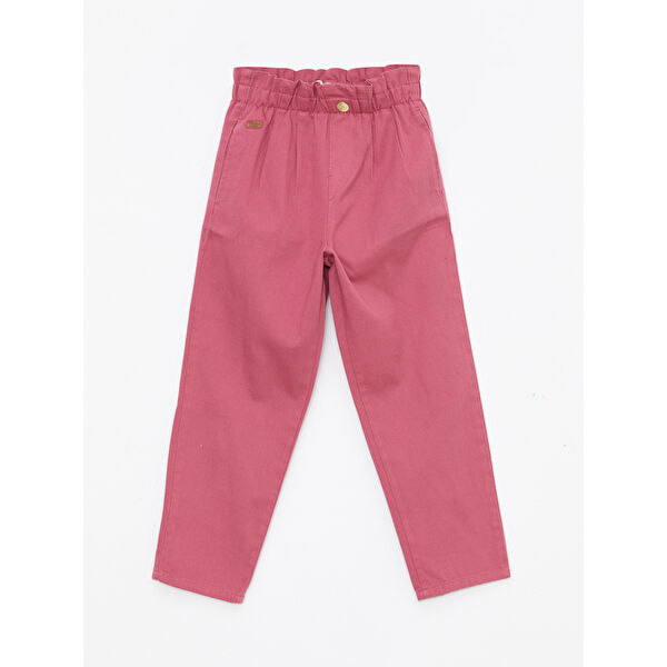 Beli Lastikli Kız Çocuk Gabardin Pantolon