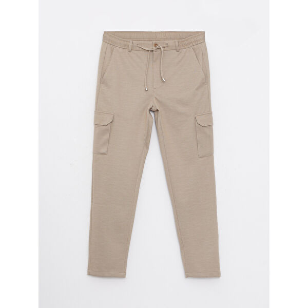 Slim Fit Erkek Kargo Pantolon