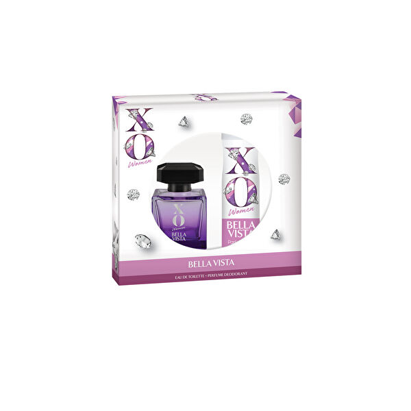 Xo Bella Vista Edt Kadın Parfüm 100 Ml + Deodorant 125 Ml Set Xo Bella Vista Edt Kadın Parfüm 100 Ml + Deodorant 125 Ml Set