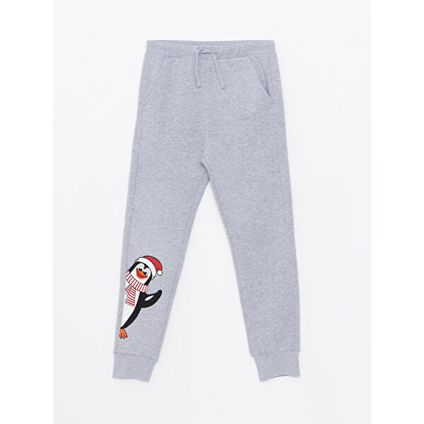 Beli Lastikli Yılbaşı Temalı Erkek Çocuk Jogger Eşofman Altı Beli Lastikli Yılbaşı Temalı Erkek Çocuk Jogger Eşofman Altı