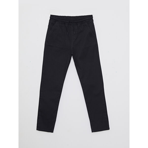 Beli Lastikli Basic Gabardin Erkek Çocuk Pantolon
