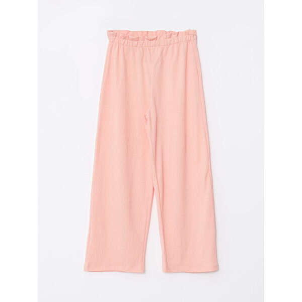 Beli Lastikli Basic Geniş Paça Kız Çocuk Pantolon Beli Lastikli Basic Geniş Paça Kız Çocuk Pantolon